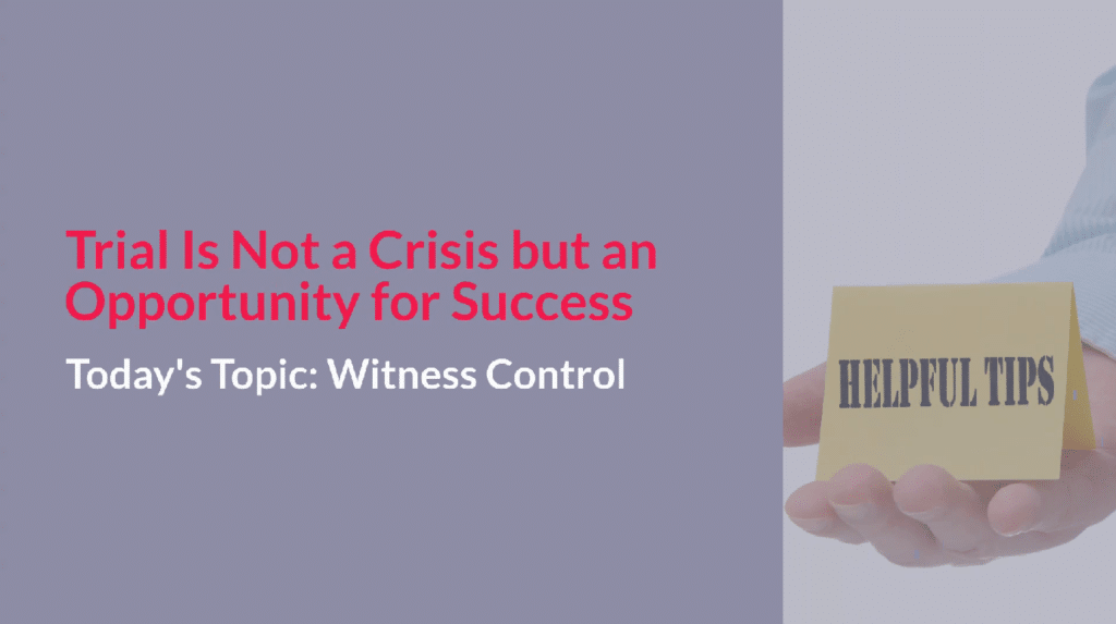 Trial Is Not a Crisis but an Opportunity for Success - Episode 1 ...